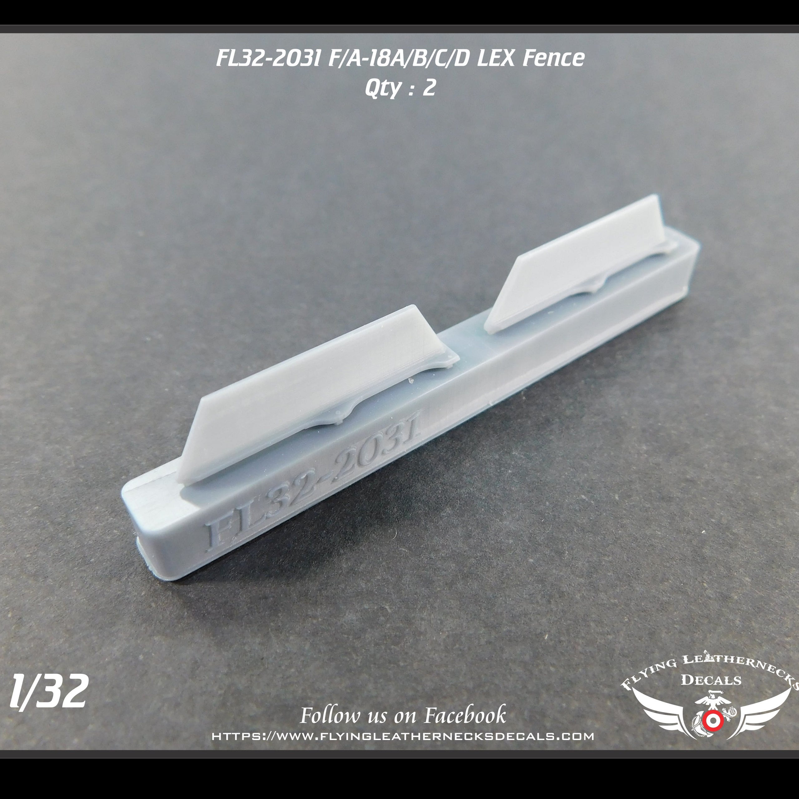 1/32 F/A-18A/B/C/D LEX Fence | Manscale Models