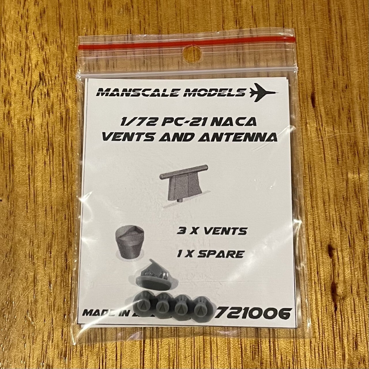 1/72 PC-21 NACA vents and Antenna set. | Manscale Models