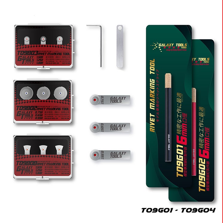 Mini Rivet Tool (1.0, 1.25, 1.5 mm) | Manscale Models