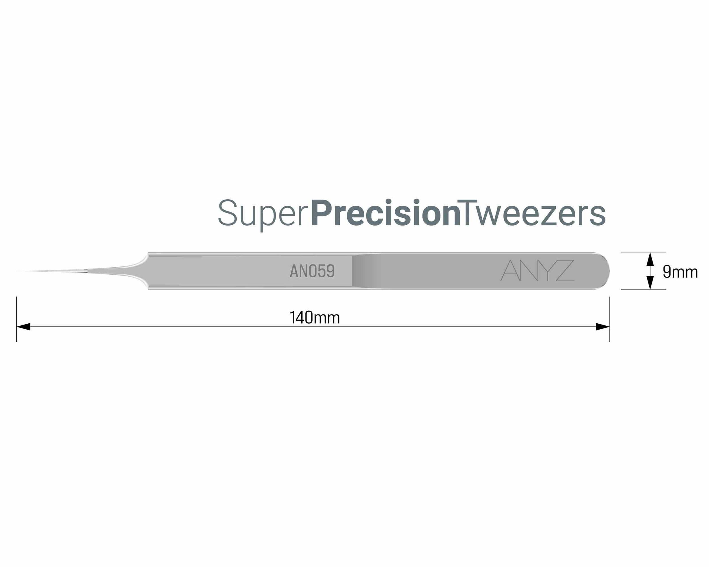 ANYZ Super Precision Tweezers (Stainless Steel) | Manscale Models