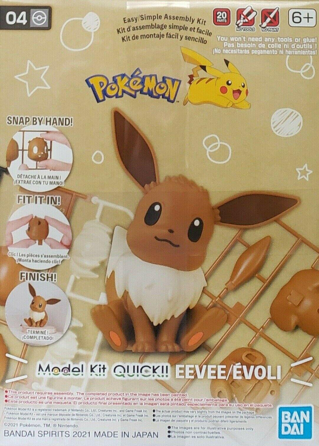 Pokemon Eevee Quick Model Kit | Manscale Models